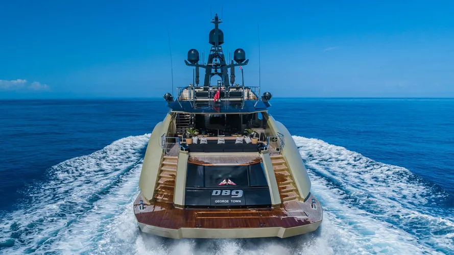 DB9 yacht for charter (Palmer Johnson, 52.4m, 2010)